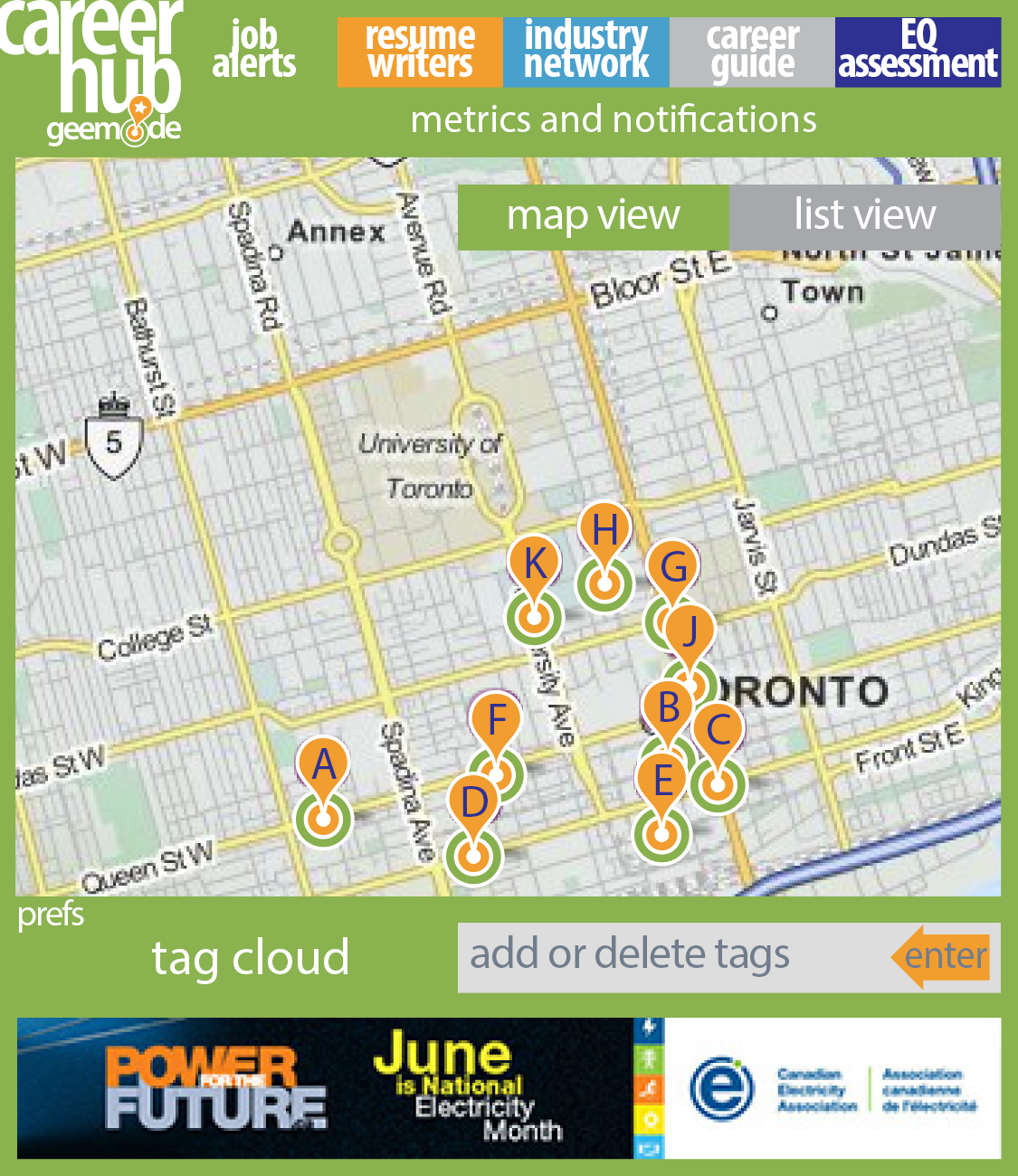 open JA map view screen – Geemode